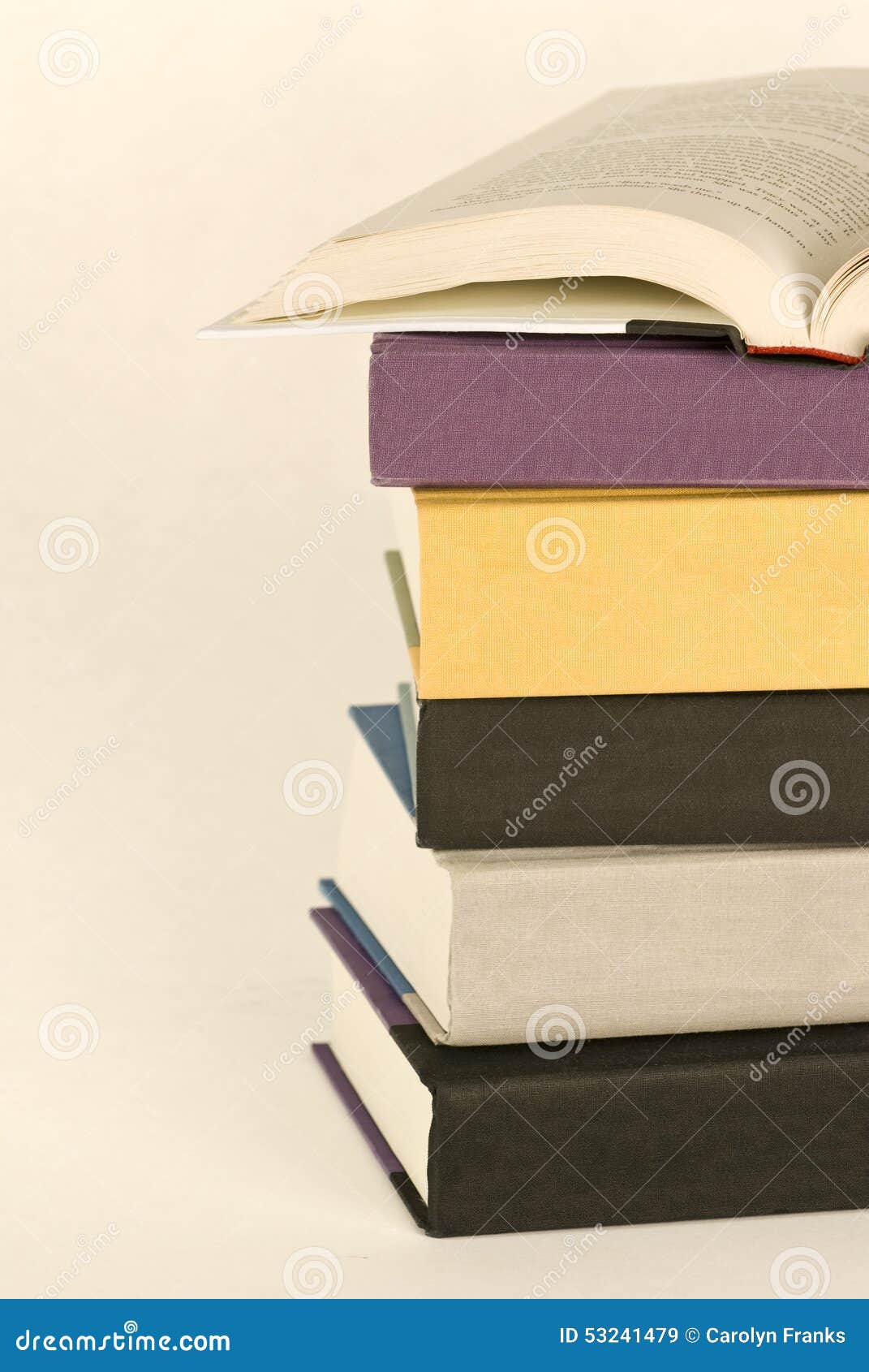 Stack of Books stock image. Image of books, hardcover - 53241479