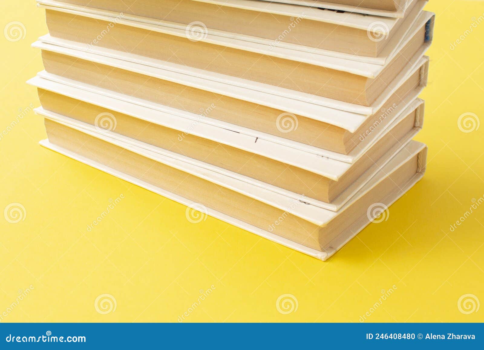 A Stack of Books. Books Background for Science and Education. Reading ...