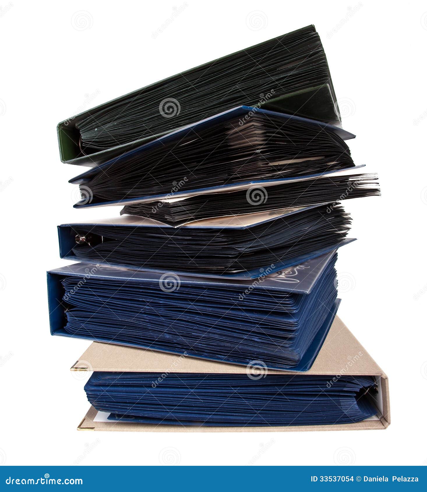 Stack of Books or Cataloques Stock Photo - Image of business, file ...