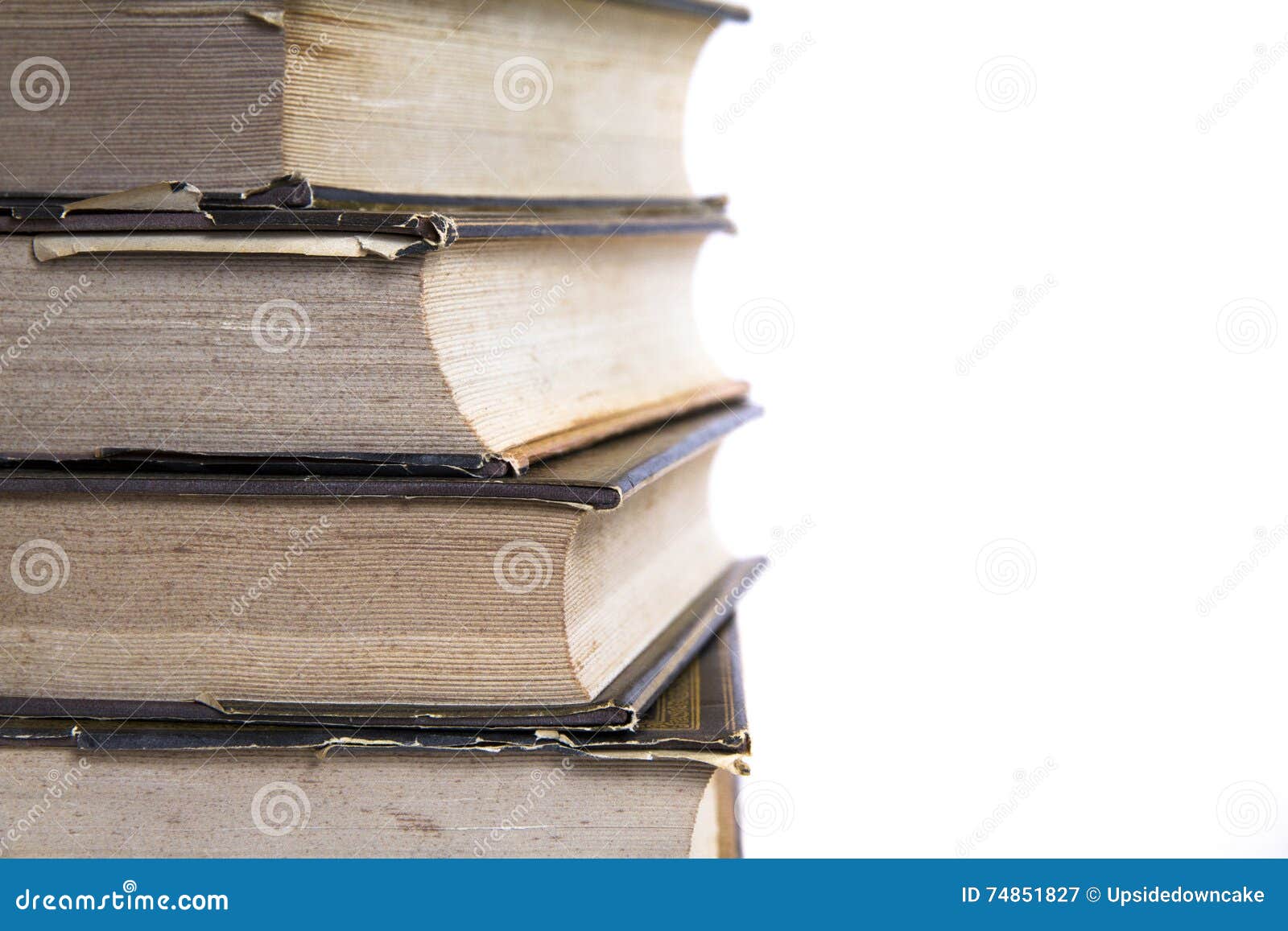 Stack of books close-up stock image. Image of library - 74851827
