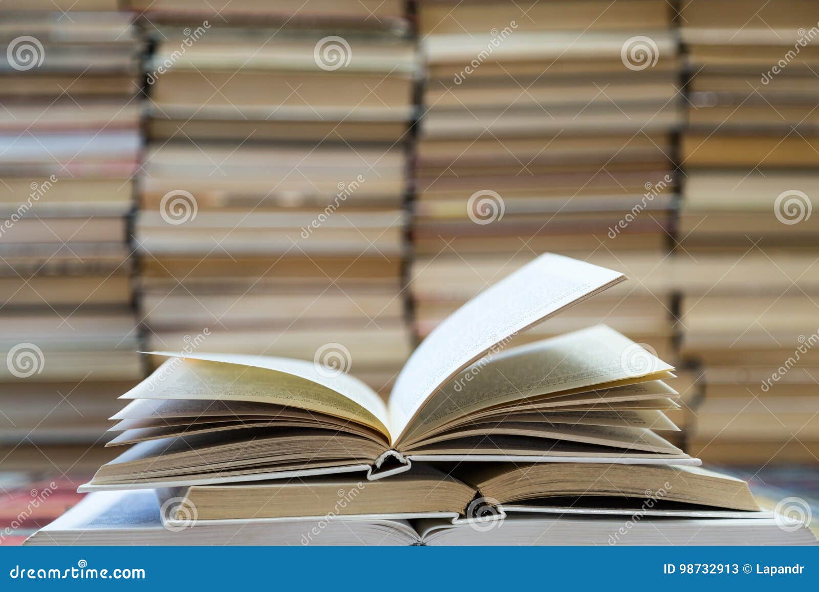 A Stack of Books with Colorful Covers. the Library or Bookstore. Books ...