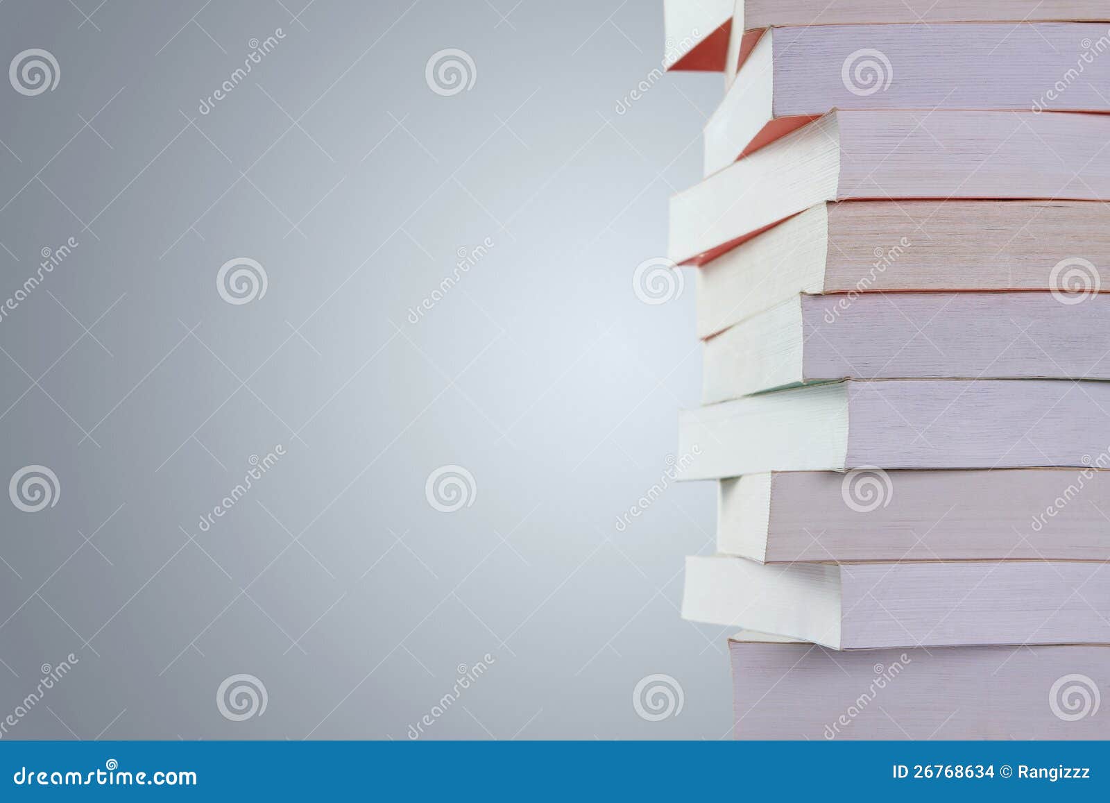 Stack of Books with Copy Space Stock Photo - Image of heap, arrangement ...