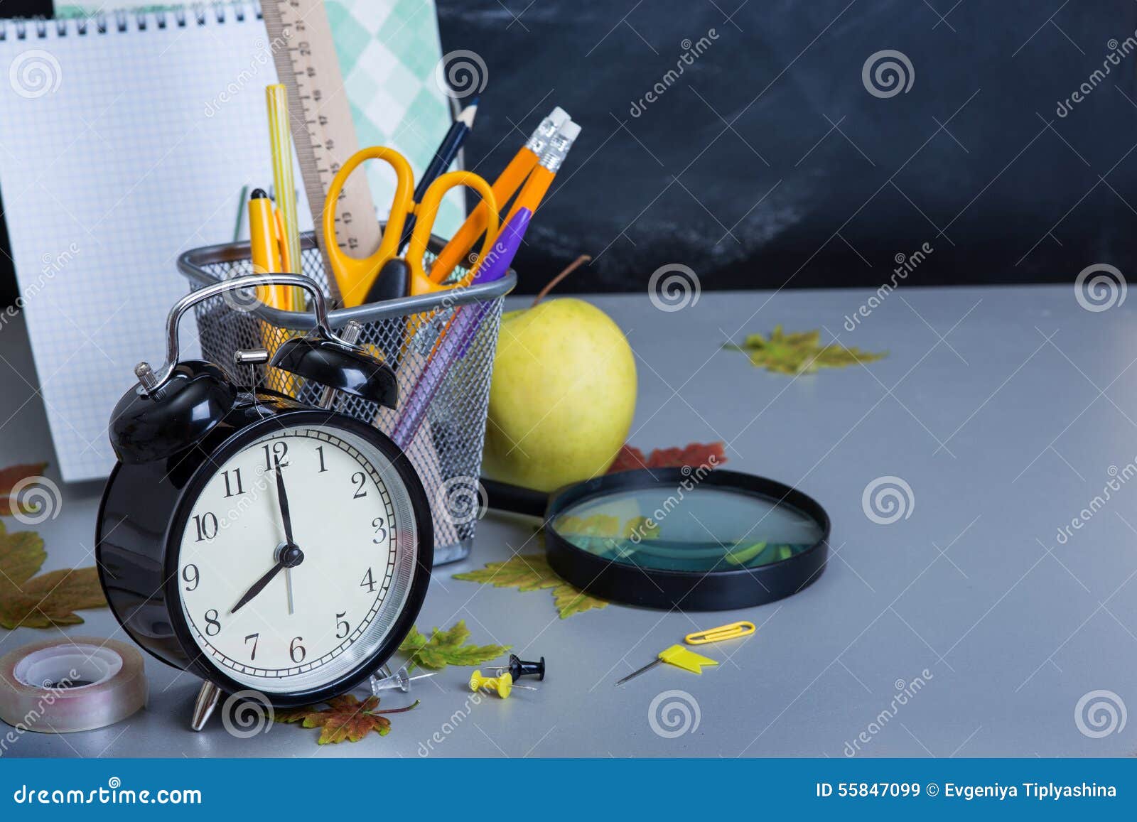 Stack of Books on a Desk stock image. Image of education - 55847099