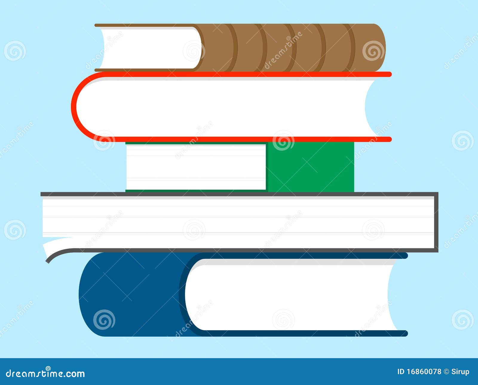 Stack of books - education stock vector. Illustration of collection ...
