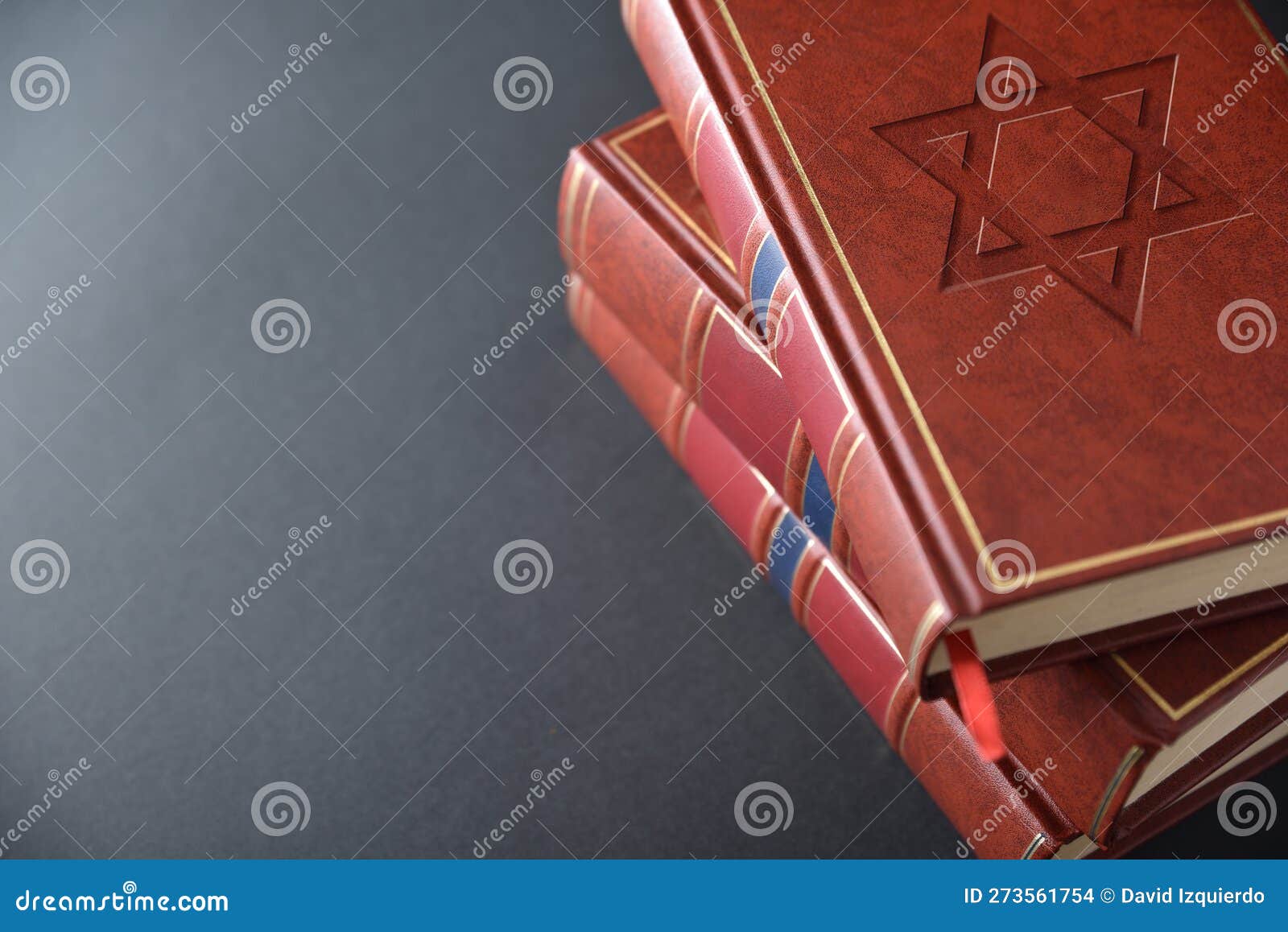 Stack of Books with Engraved Symbol Elevated View Stock Photo - Image ...