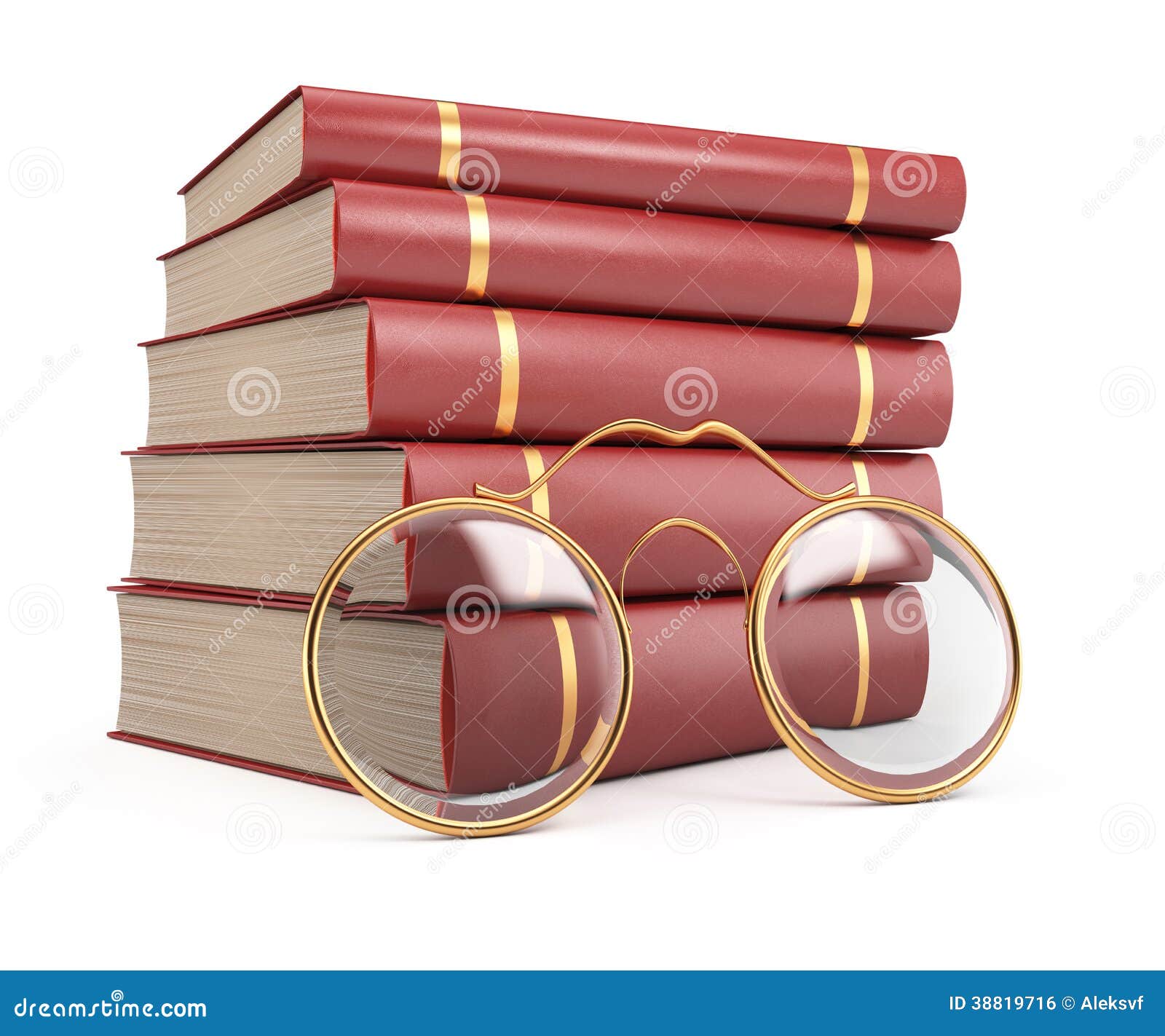 Stack of books and glasses stock illustration. Illustration of ...