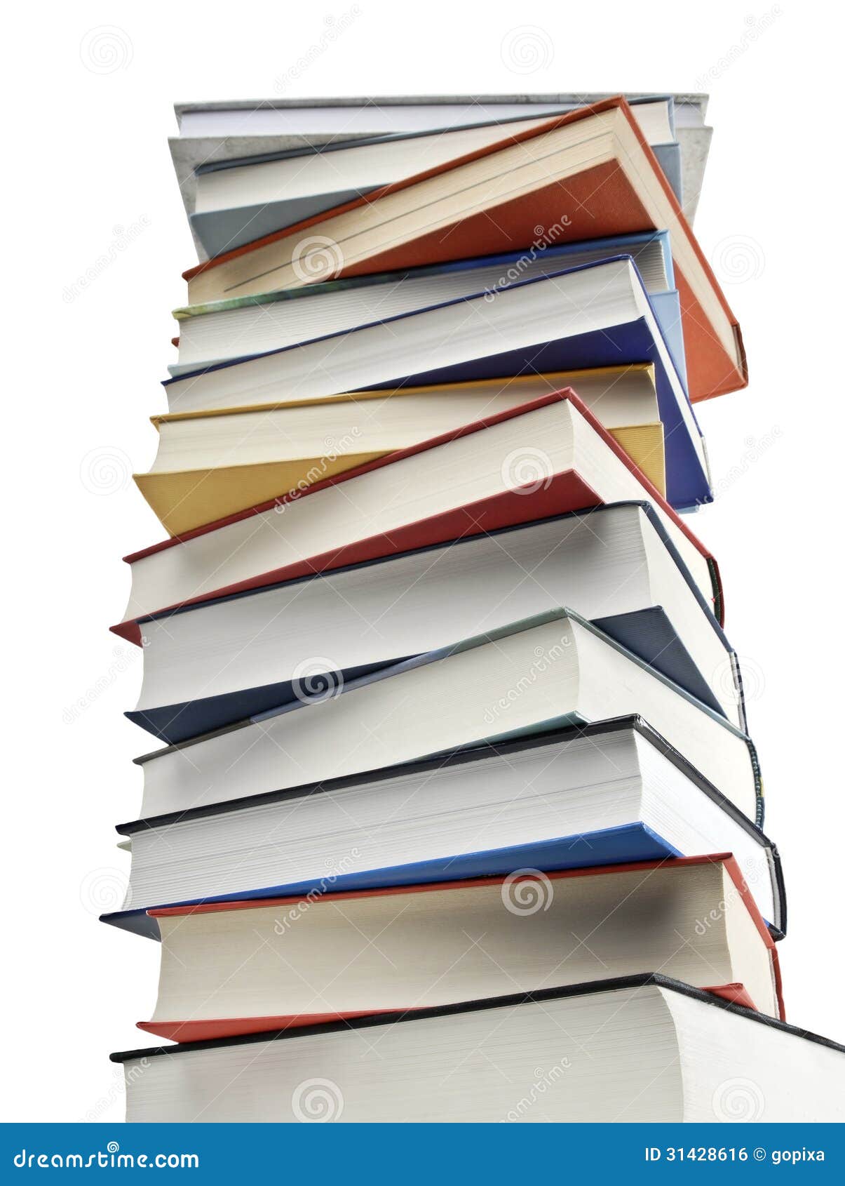 Stack of books stock photo. Image of learning, high, book - 31428616