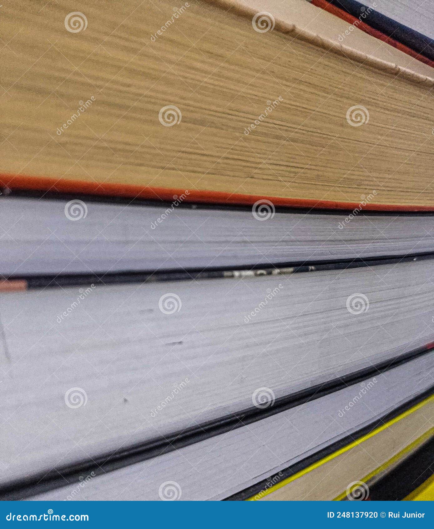 Stack of Books I Intend To Read. Stock Photo - Image of intend, iron ...