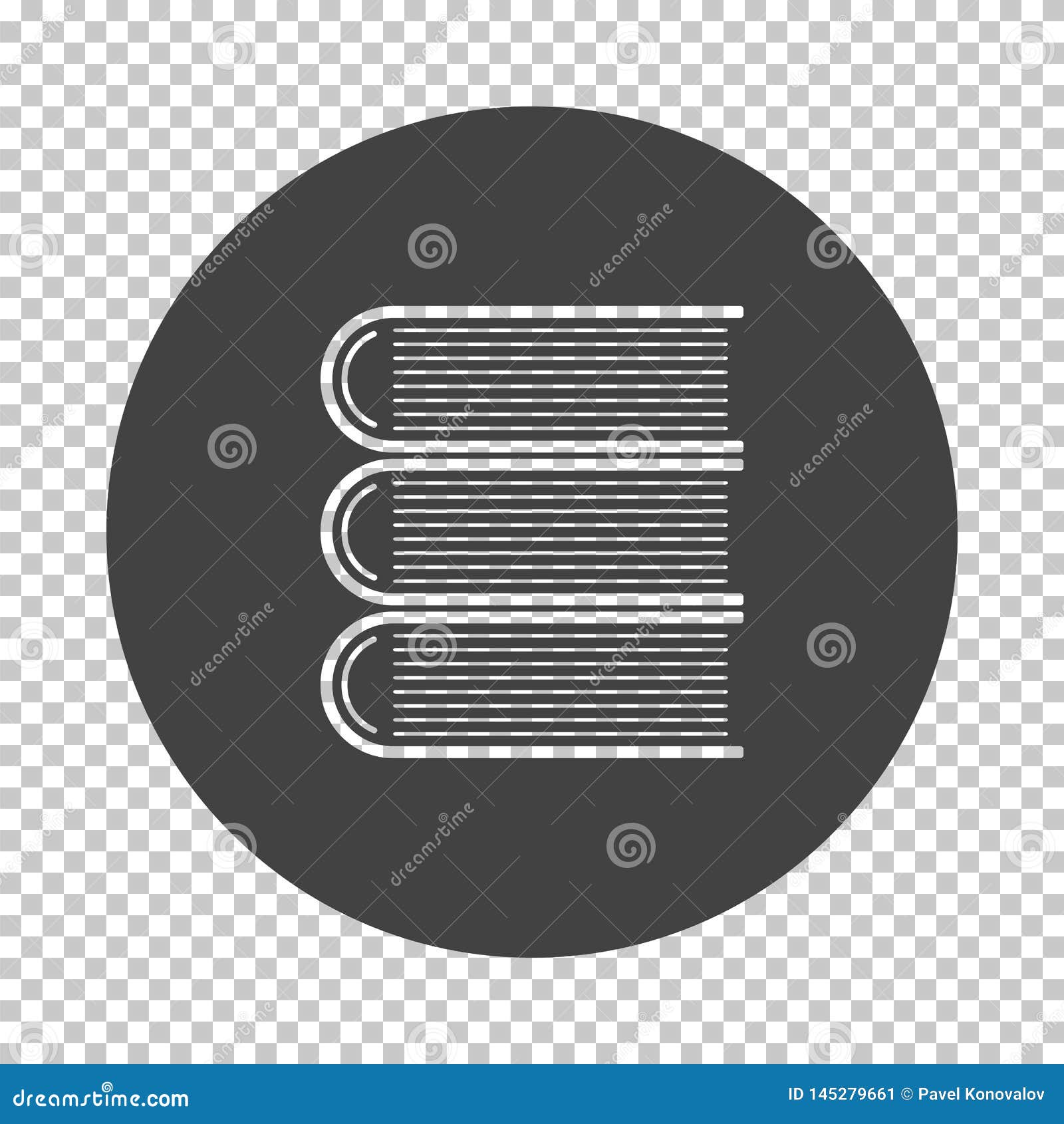 Stack of books icon stock vector. Illustration of bookstore - 145279661