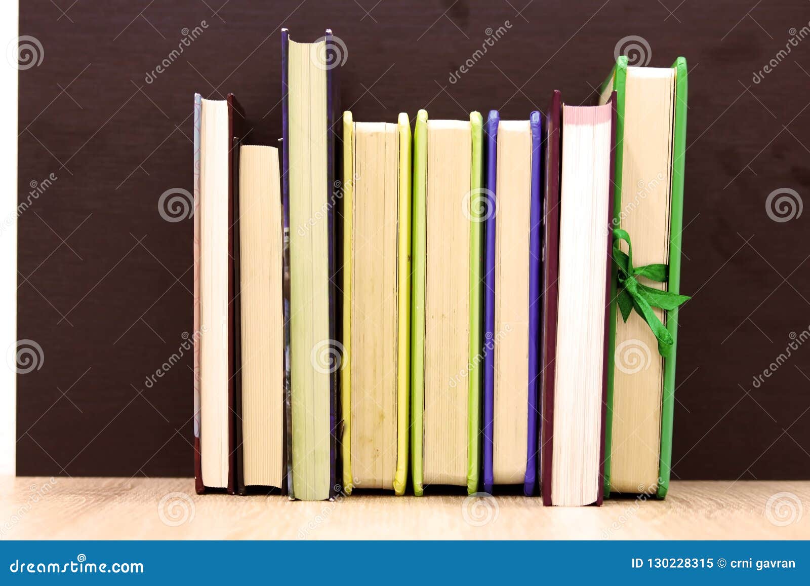 Stack of Books Isolated on Background.Education, Study Stock Image ...