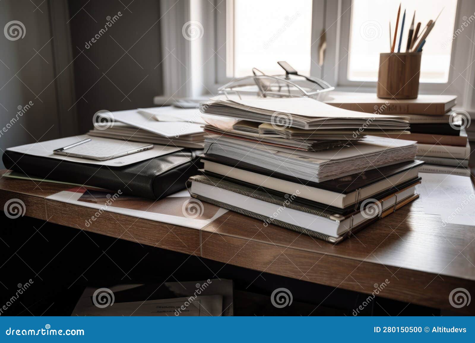 A Stack Of Journals Each One Adorned With A Soft Pastelcolored Fabric ...