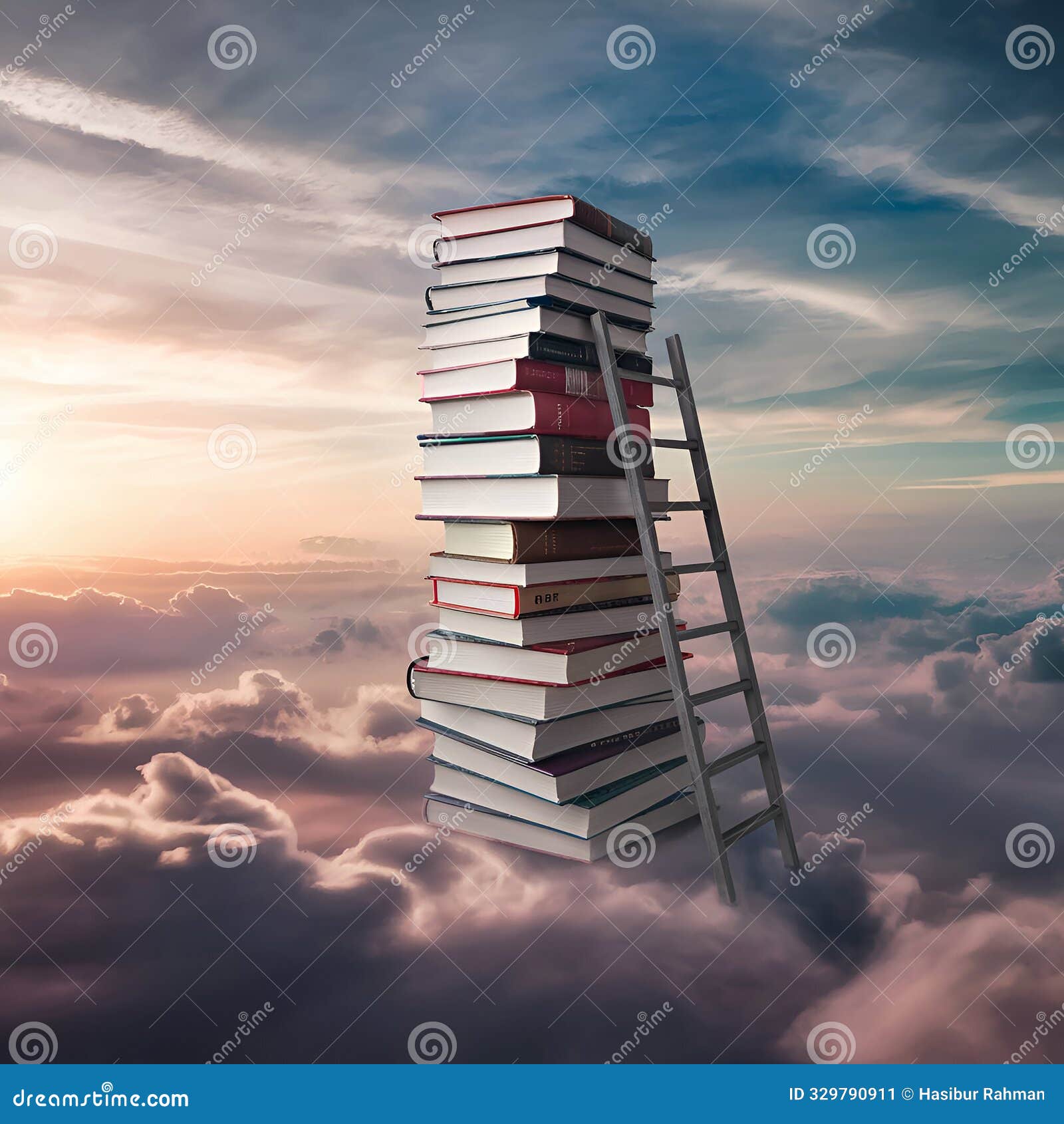 Ladder Learning Tree Vector Illustration | CartoonDealer.com #66797836