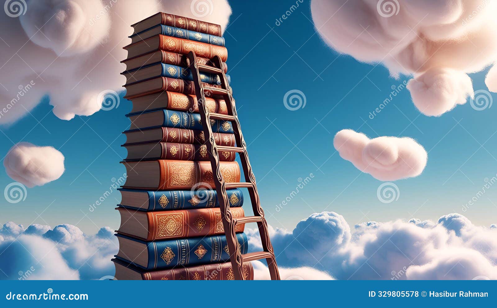 Ladder Learning Tree Vector Illustration | CartoonDealer.com #66797836