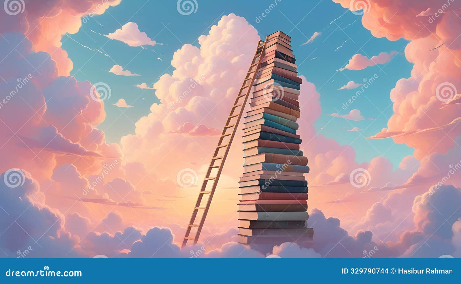 Ladder Learning Tree Vector Illustration | CartoonDealer.com #66797836