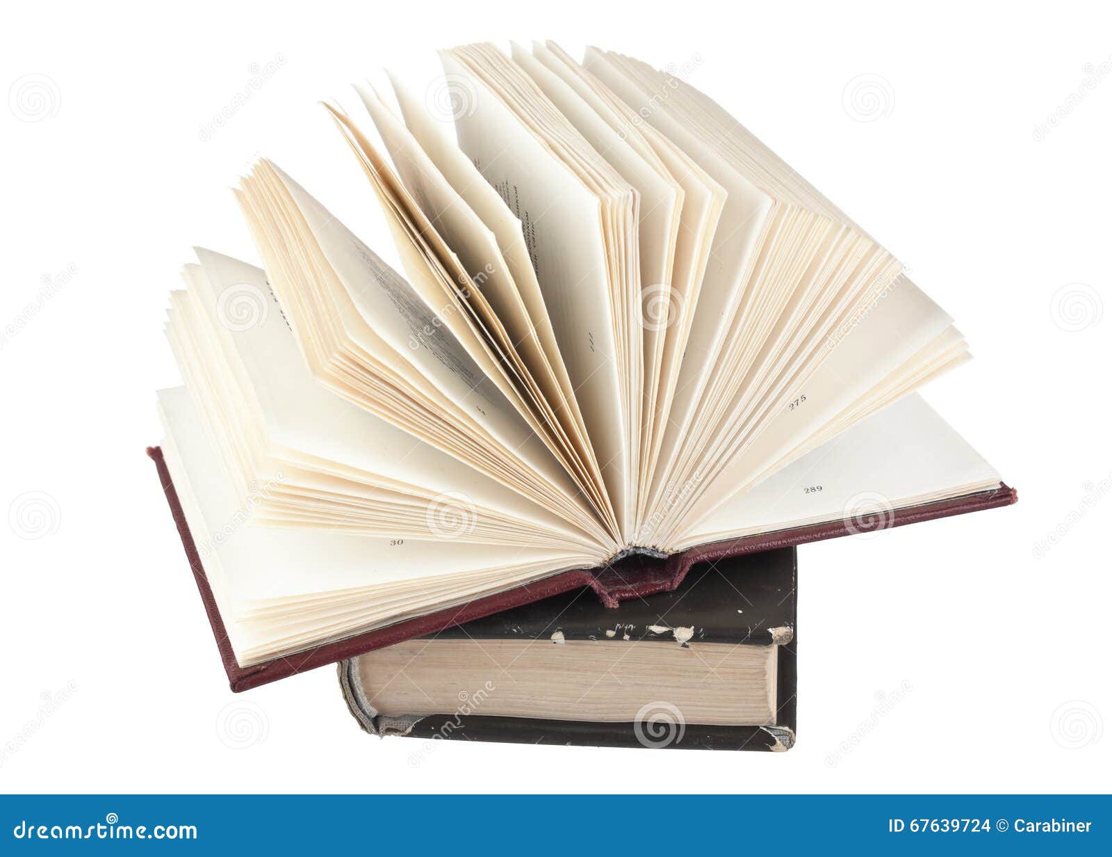 Stack of books stock photo. Image of ancient, worn, isolated - 67639724