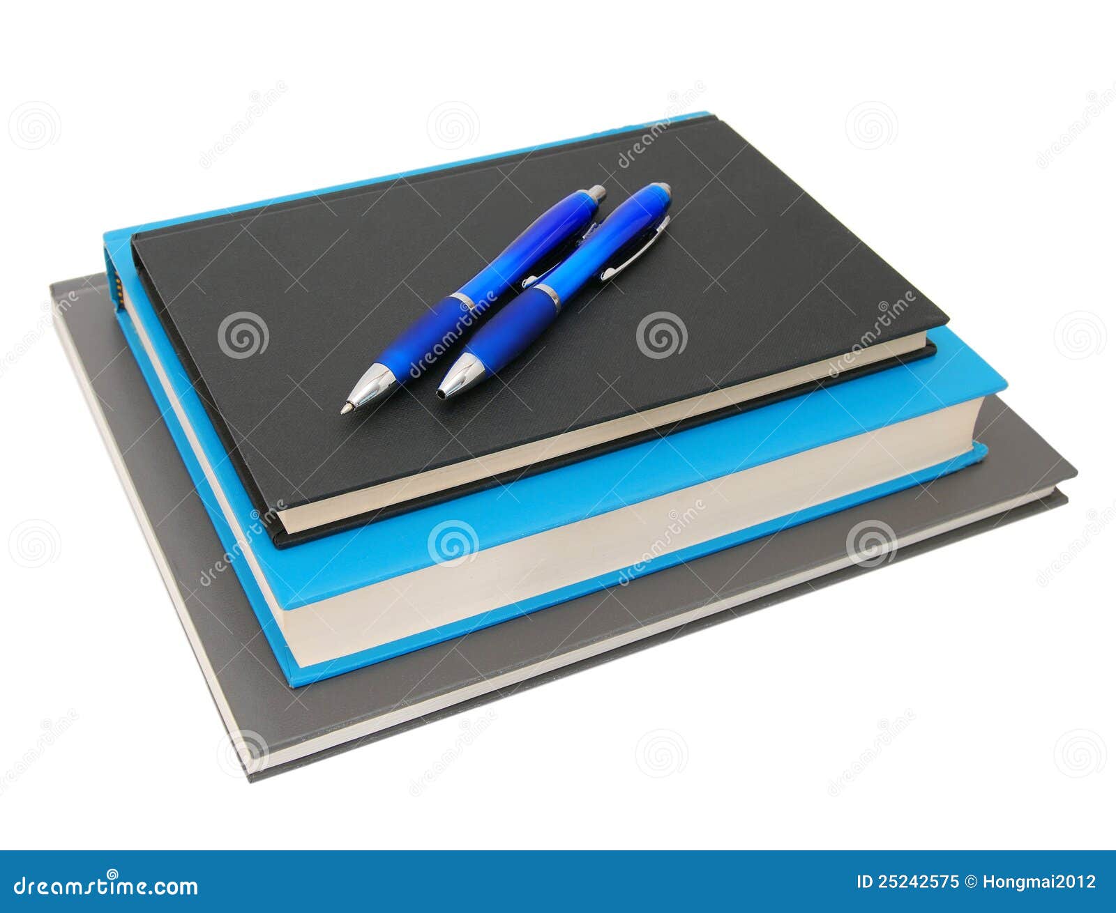 Stack of books with pen stock image. Image of stack, scientific - 25242575
