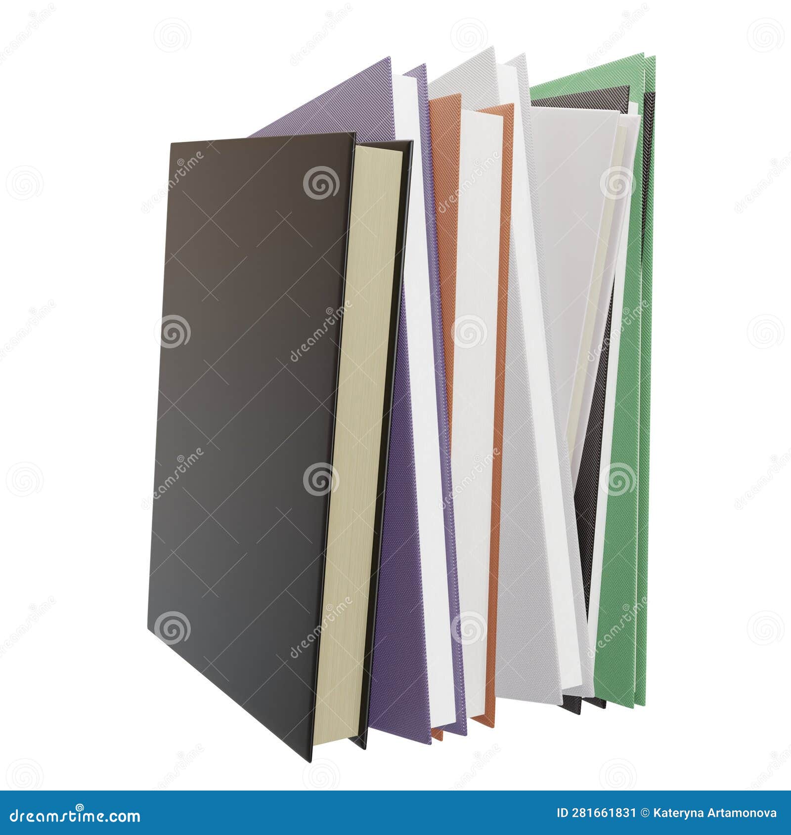 A Stack of Books. Realistic 3D Render. Book Day Stock Illustration ...