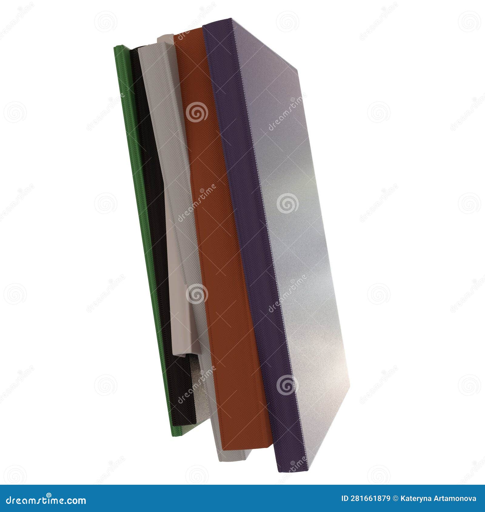 A Stack of Books. Realistic 3D Render. Book Day Stock Illustration ...