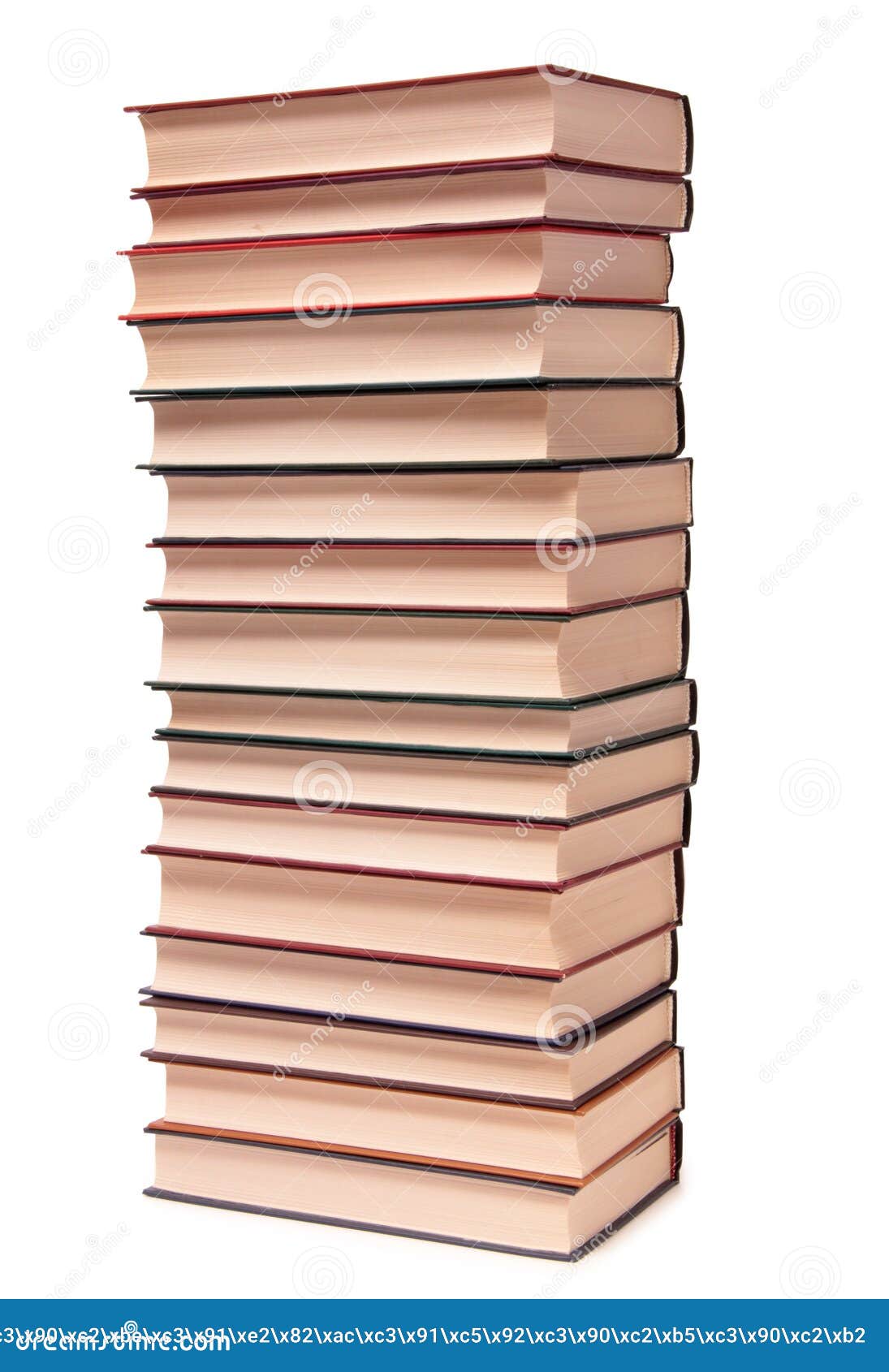 Stack of books seven stock photo. Image of library, writing - 120055412