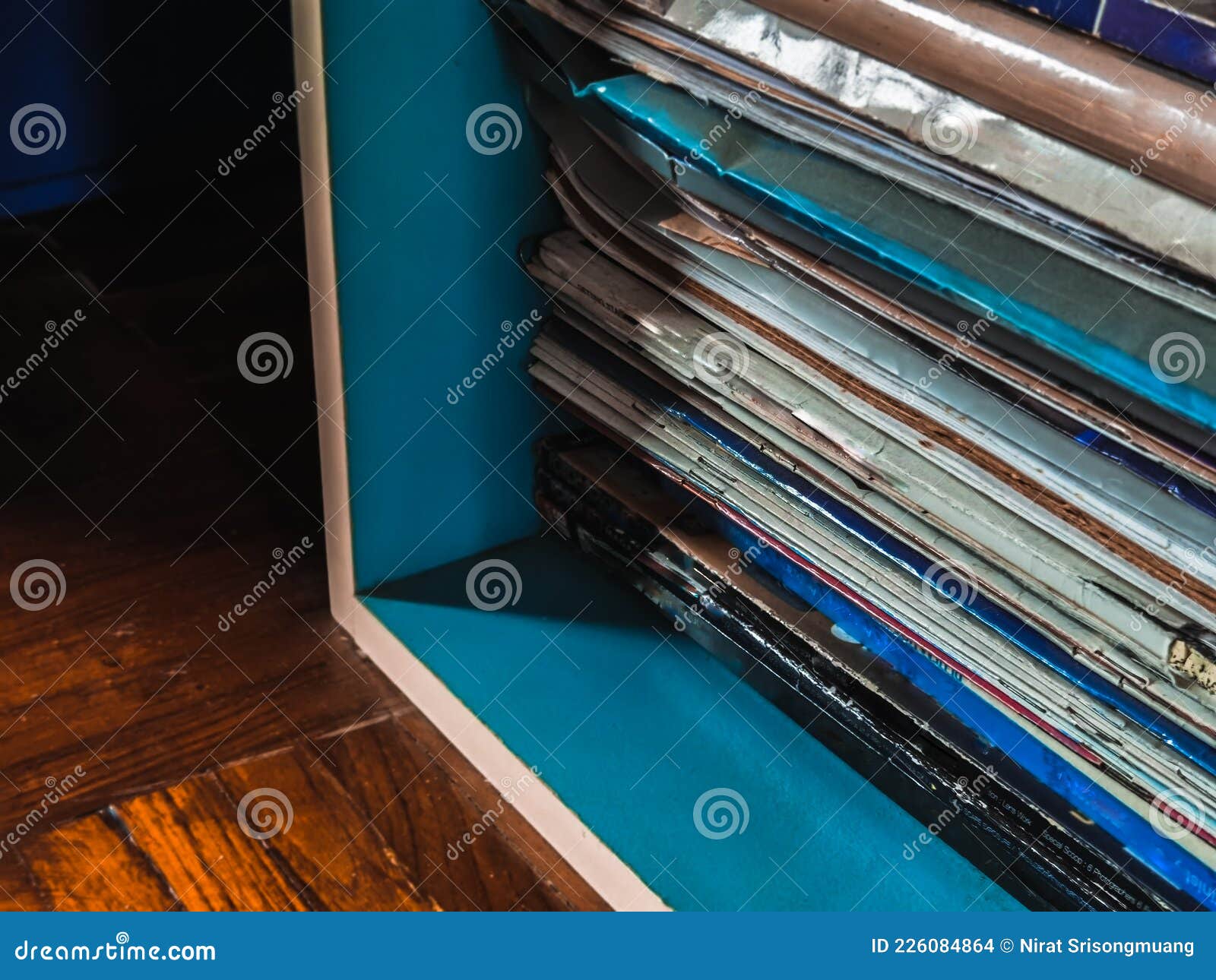 Stack of Books on the Shelf or Notebook Stock Photo - Image of books ...