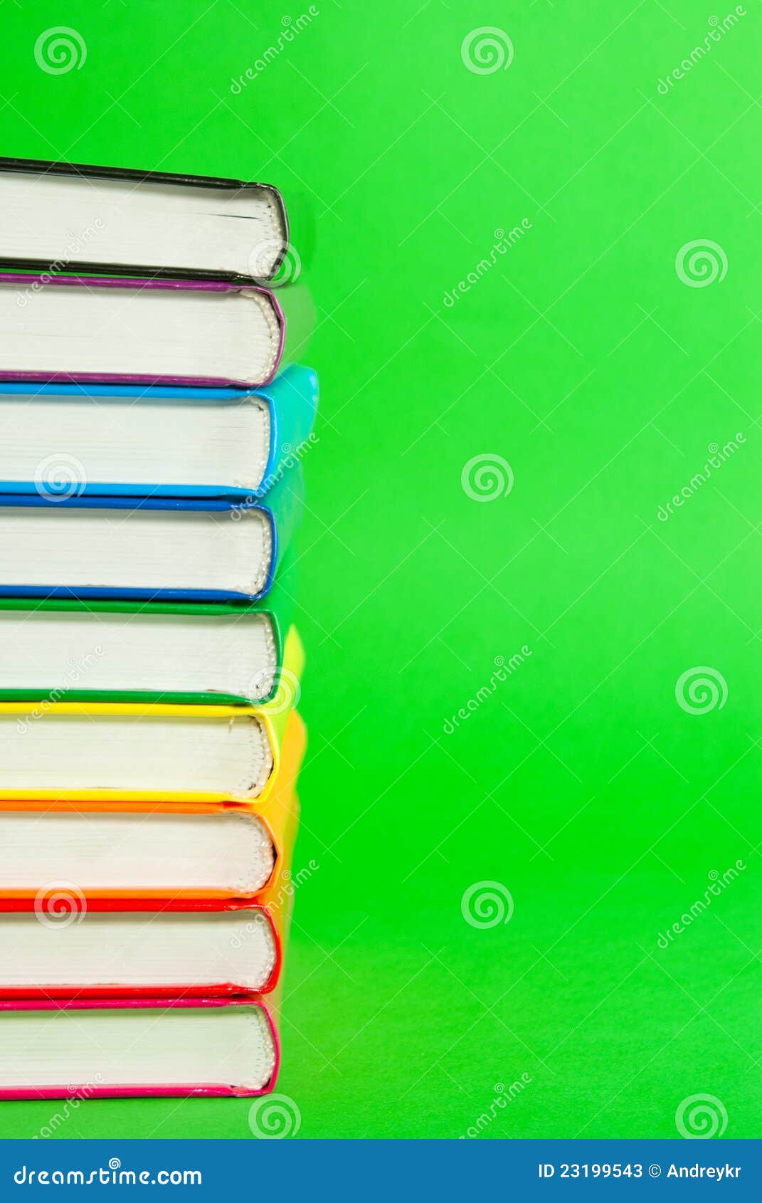Stack of books spines stock image. Image of book, paper - 23199543