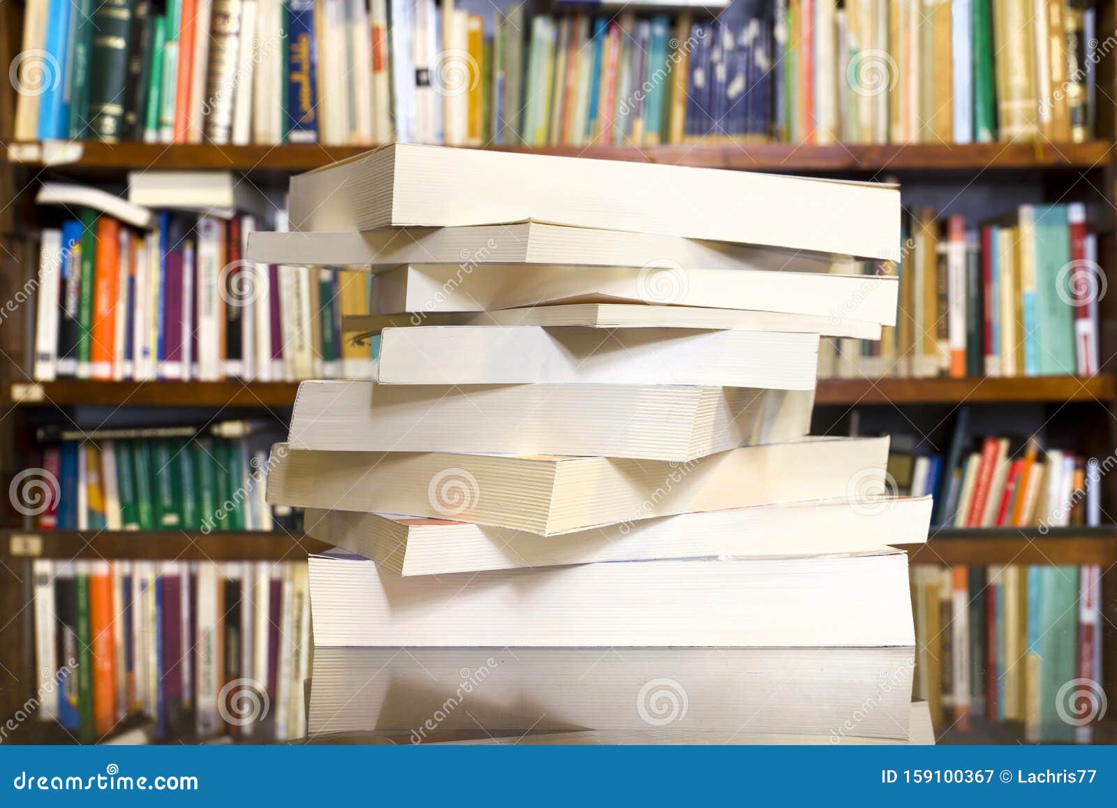 Stack of books stock image. Image of concepts, collection - 159100367