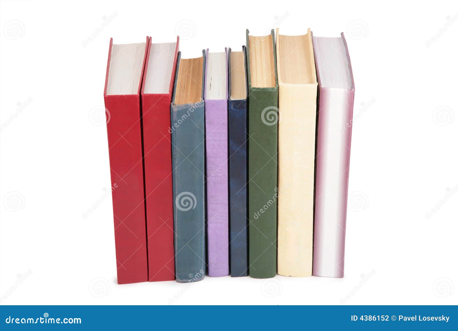 Stack of books stands stock photo. Image of design, isolated - 4386152