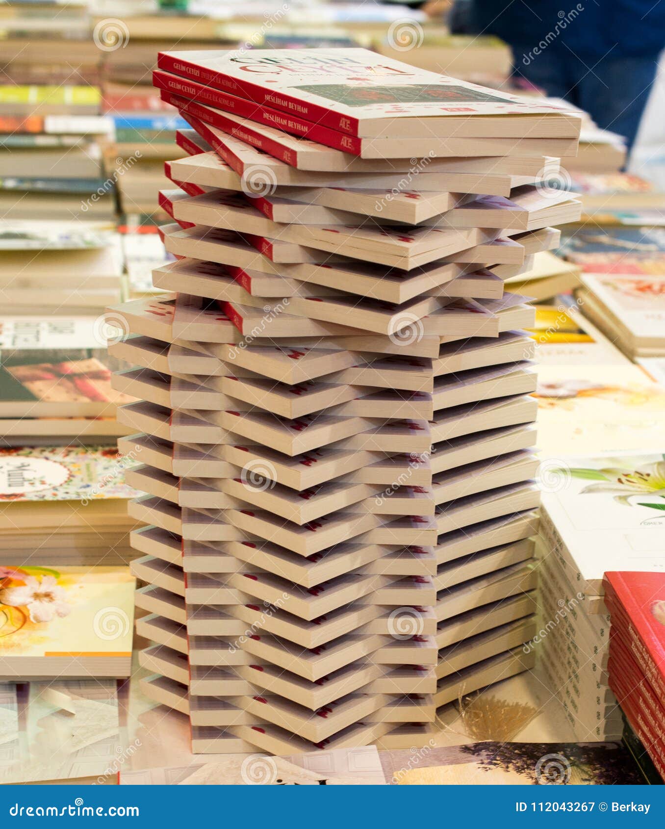 Stack of Books As Education and Business Concept Stock Image - Image of ...