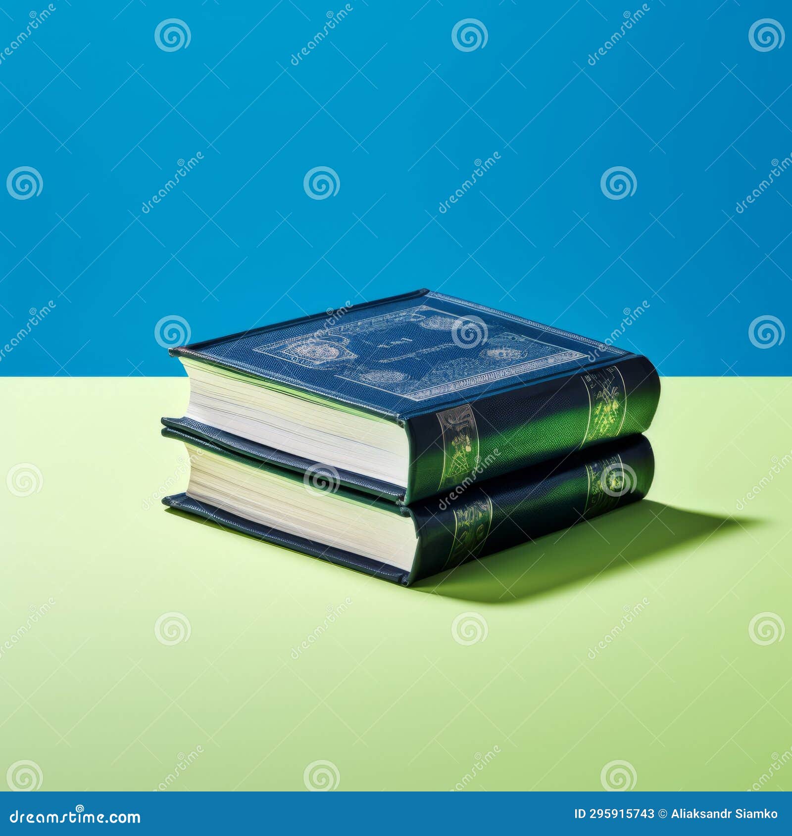 A Stack of Books on a Table Stock Image - Image of read, library: 295915743