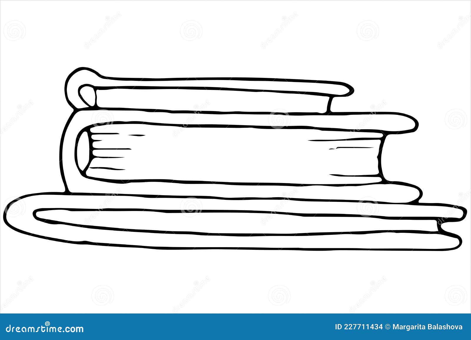 Stack of Books and Textbooks for School, Library, Vector Illustration ...