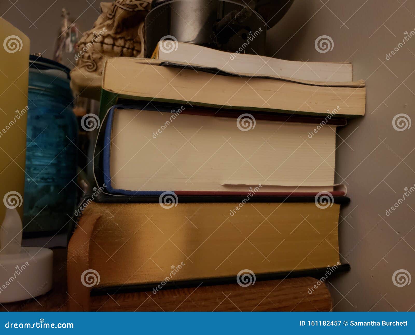 A Stack of Books Thick and Big Books for Reading Stock Image - Image of ...