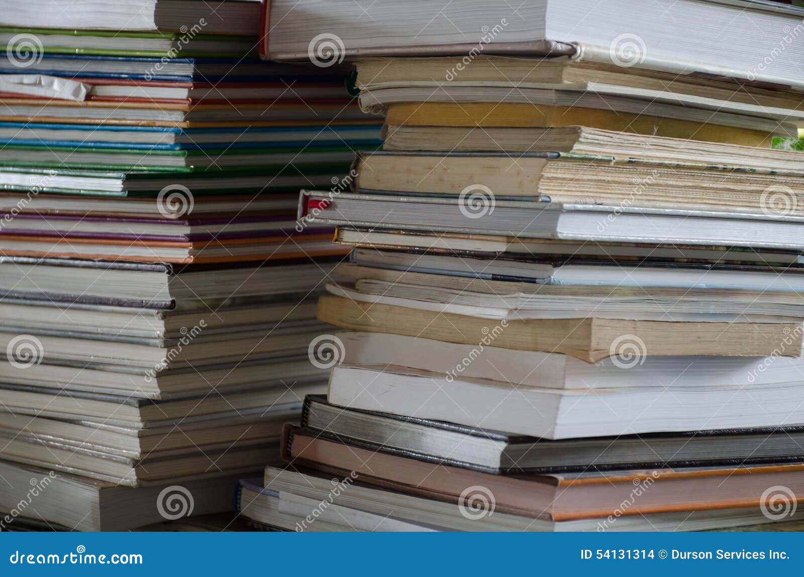 Stack of books stock photo. Image of paper, stack, used - 54131314