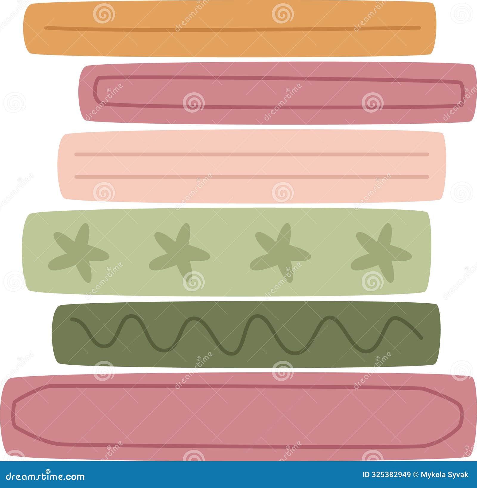 Stack Of Books Stock Illustration Illustration Of Cover 325382949