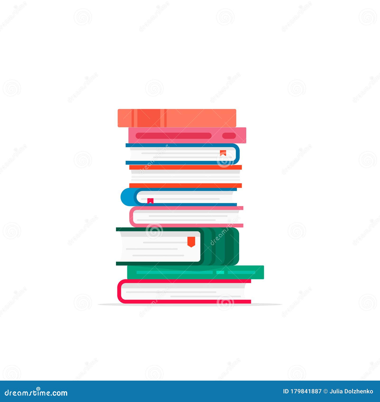 Flat Stack Stationery Paper International A4 Size Vector Image ...