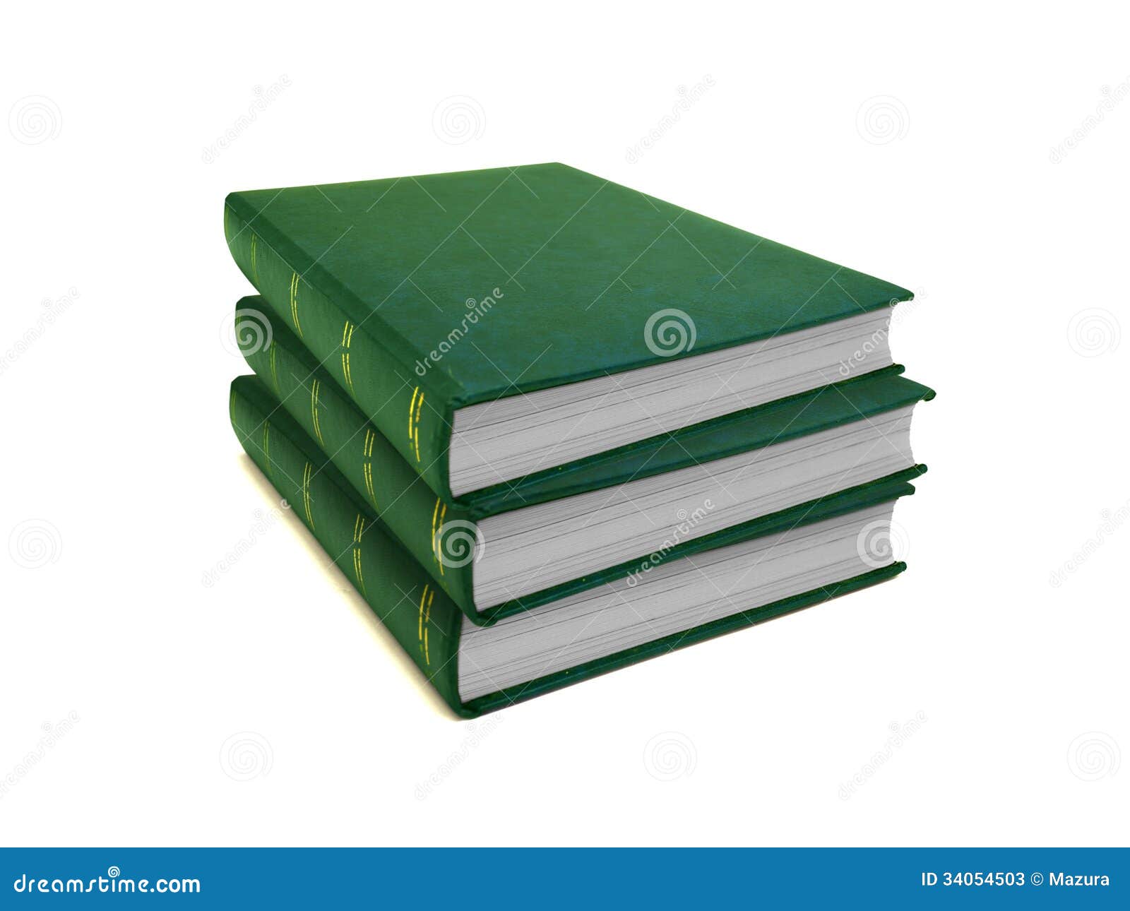Stack of Books on White stock image. Image of isolated - 34054503