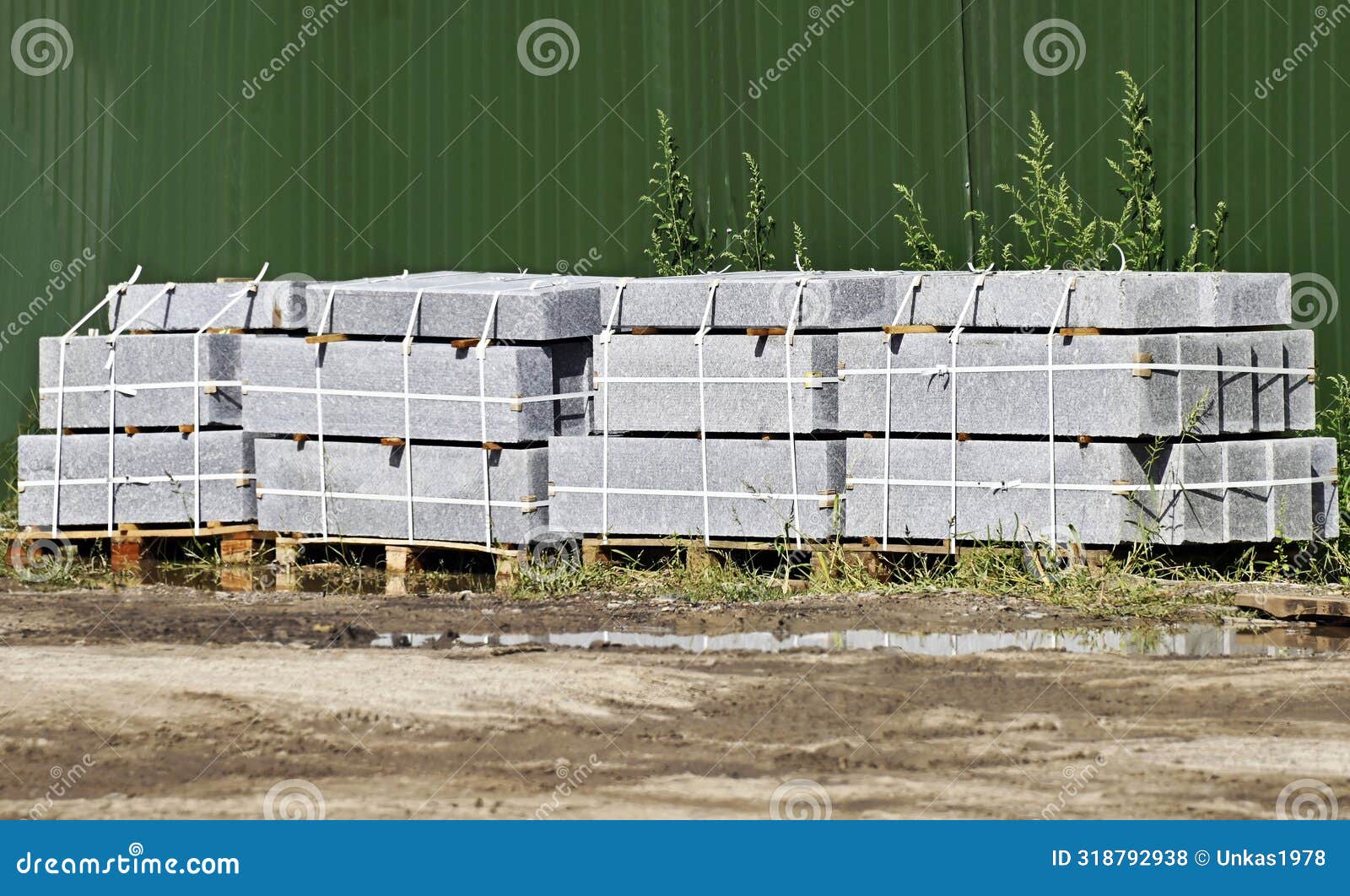 Stack of border stones stock photo. Image of spotted - 318792938