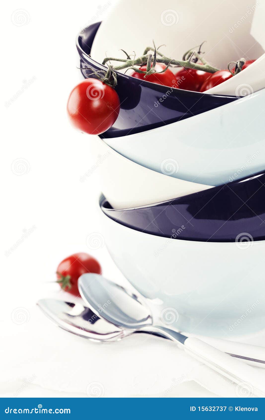 Stack of bowls stock image. Image of isolated, kitchen - 15632737