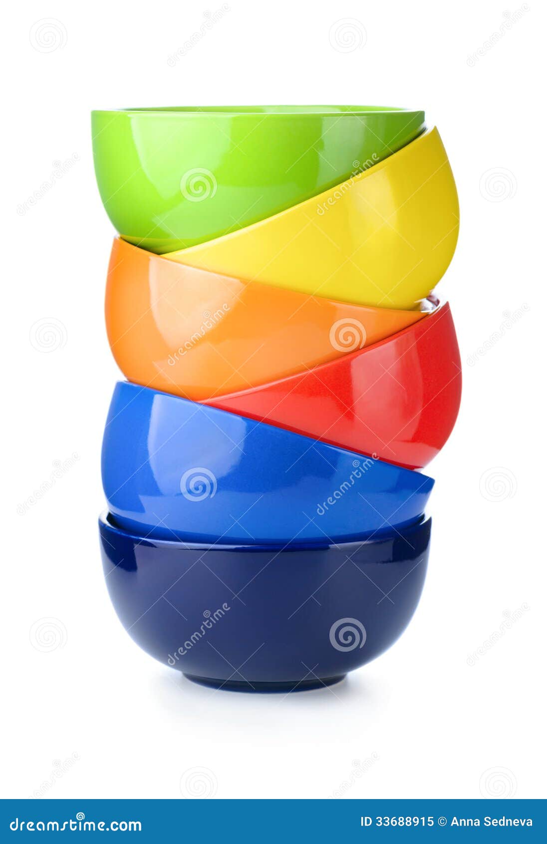 Stack of bowls stock image. Image of plate, heap, orange - 33688915