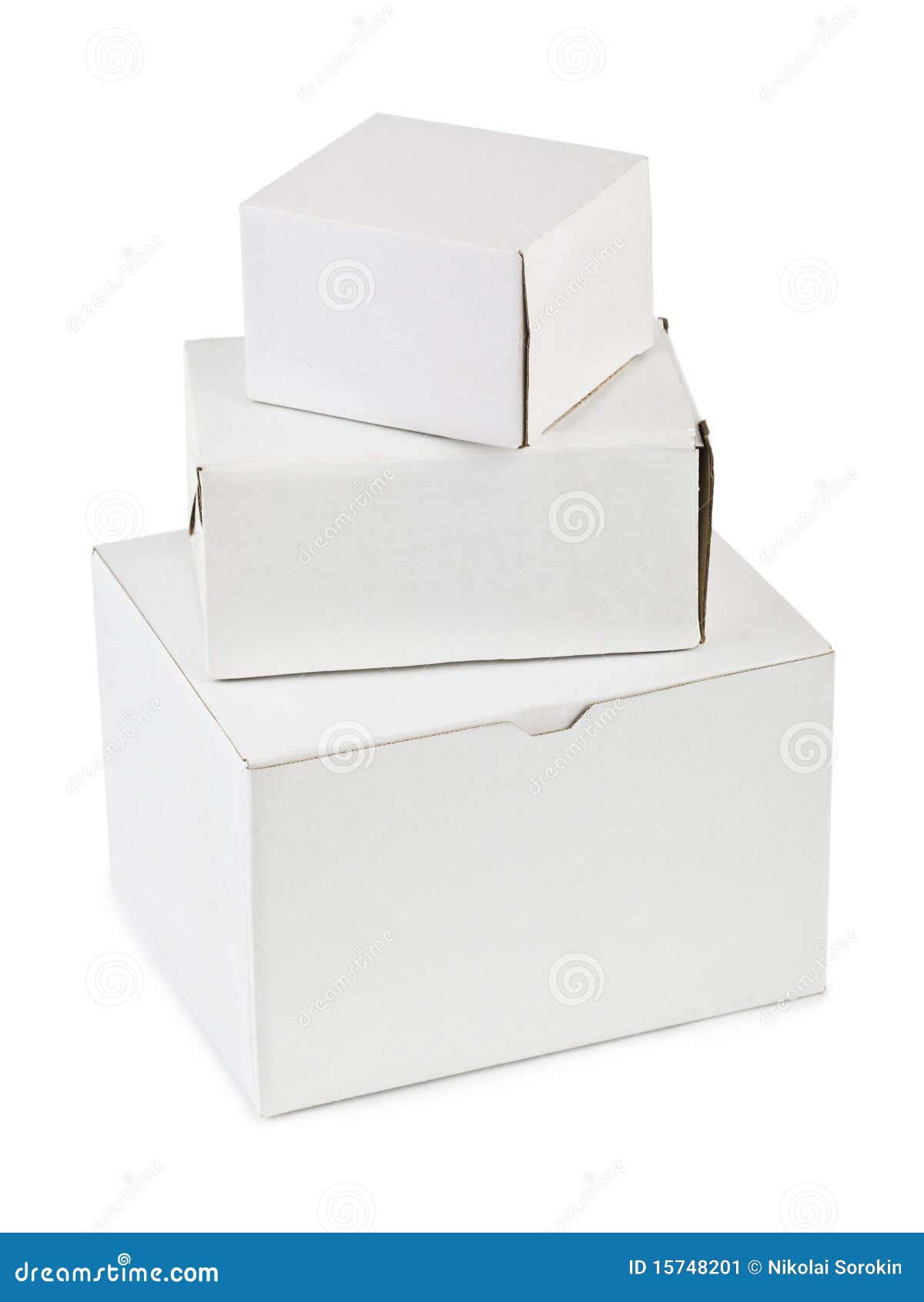 Stack of boxes stock image. Image of case, business, distribution ...