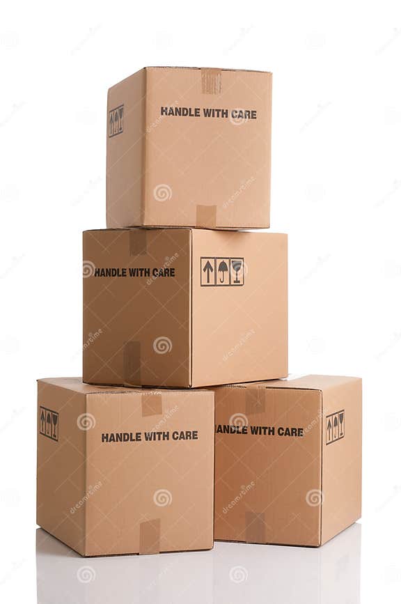 Stack of boxes stock image. Image of industry, home, shipping - 22799663