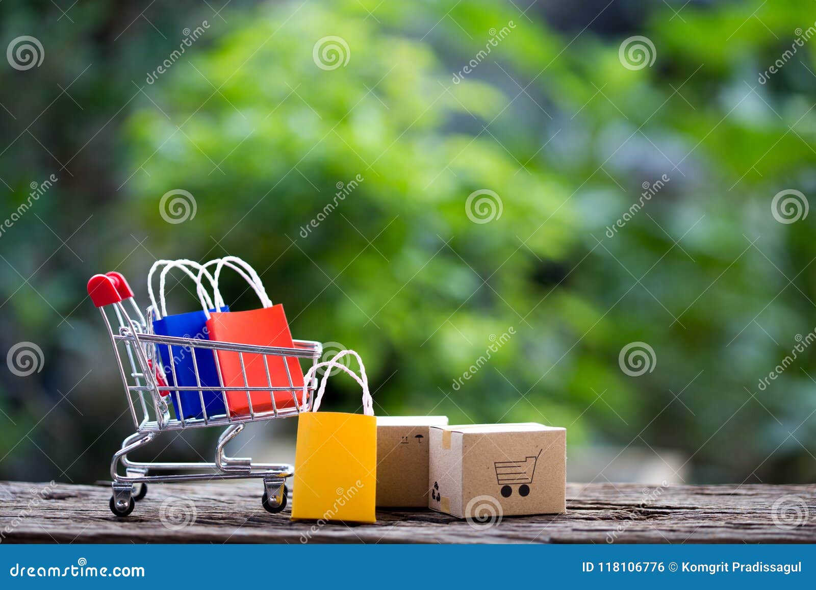 Stack Boxes on Laptop for Customer Can Buy from Electronic InternetIdea ...