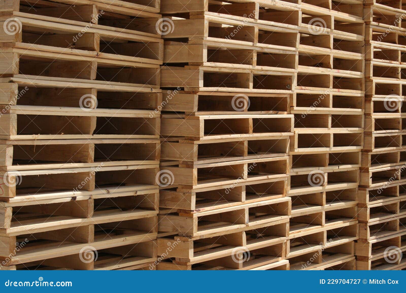 Stack of Pallets 2 stock image. Image of stack, shipping - 229704727