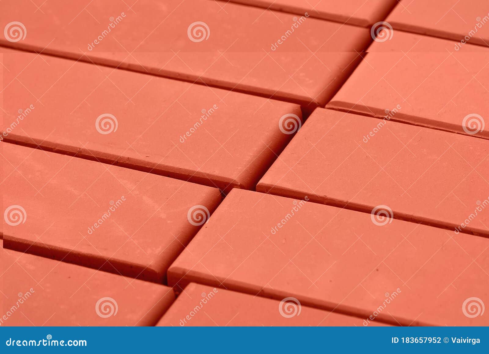 A Stack of Bricks for Construction, Hollow Brick Stock Photo - Image of ...