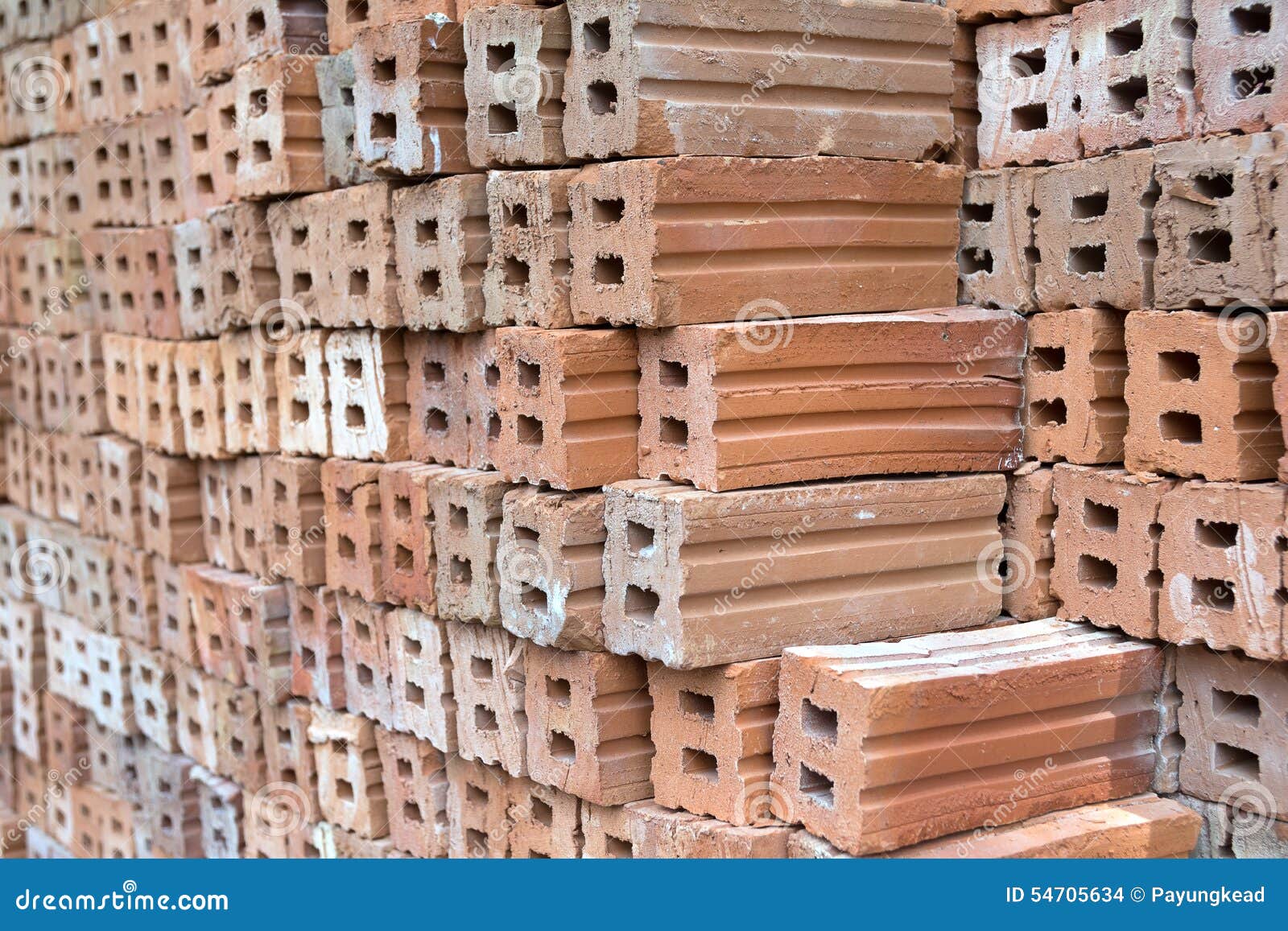 Stack of bricks stock photo. Image of cement, objects - 54705634