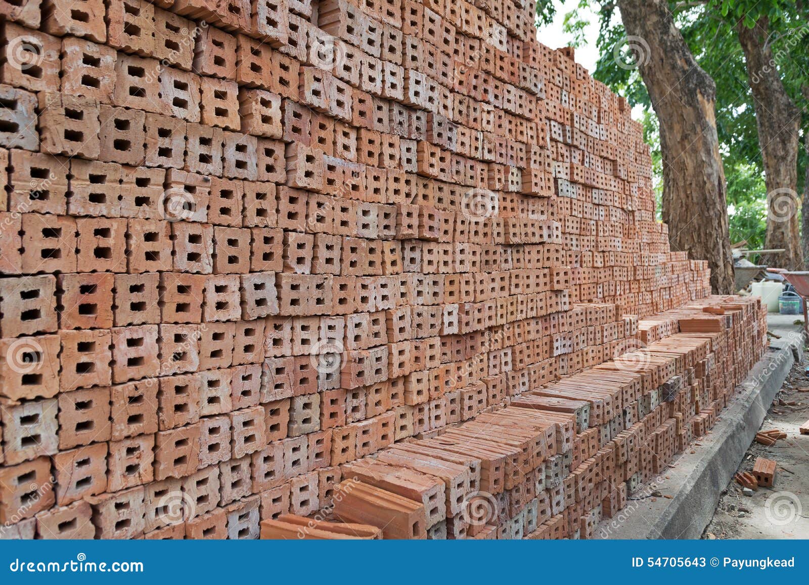 Stack of bricks stock image. Image of buildings, destruction - 54705643