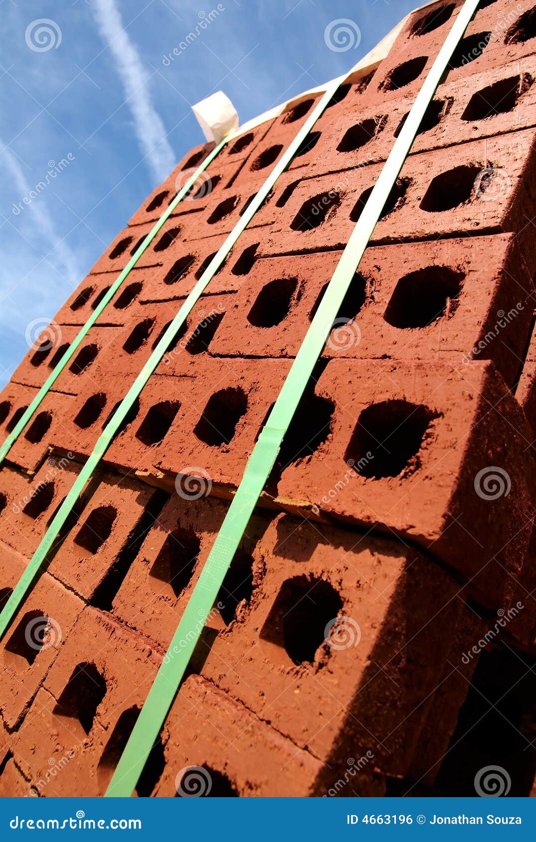 Stack Of Bricks At Construction Site Stock Photography | CartoonDealer ...