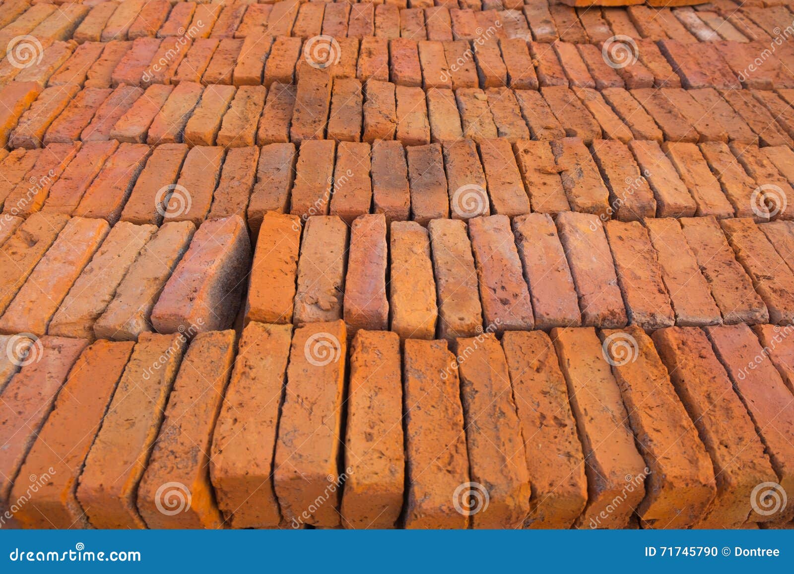 Stack bricks stock photo. Image of clay, hard, pack, industry - 71745790