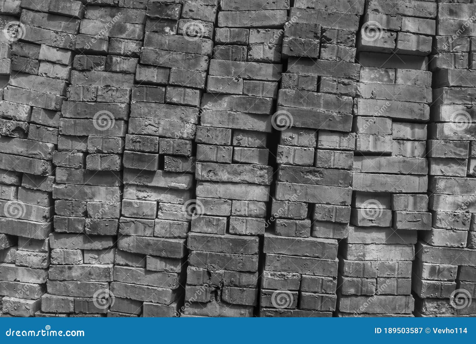 A stack of bricks stock image. Image of grey, bricks - 189503587