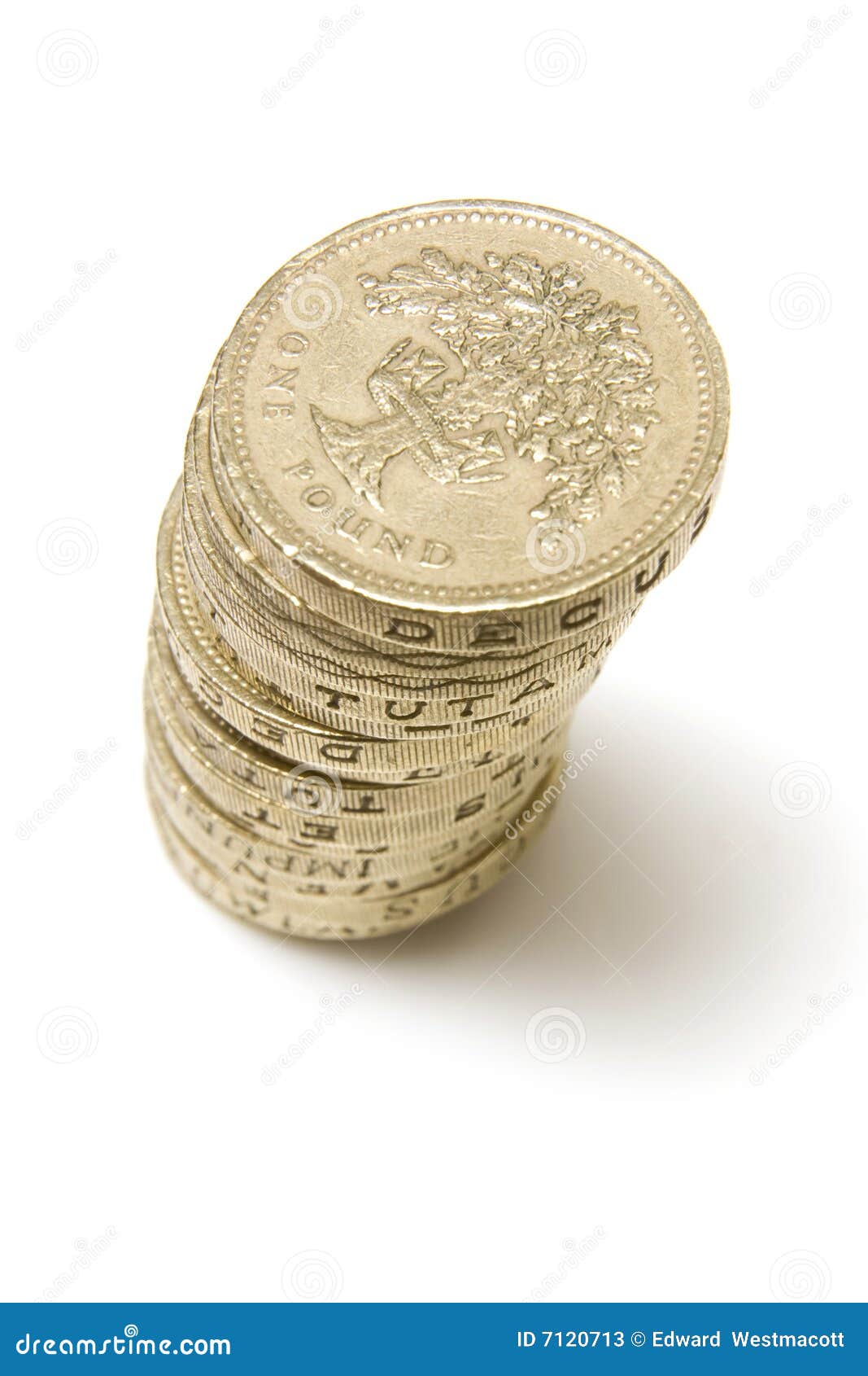 Stack Of British Pound Coins Royalty-Free Stock Photo | CartoonDealer ...