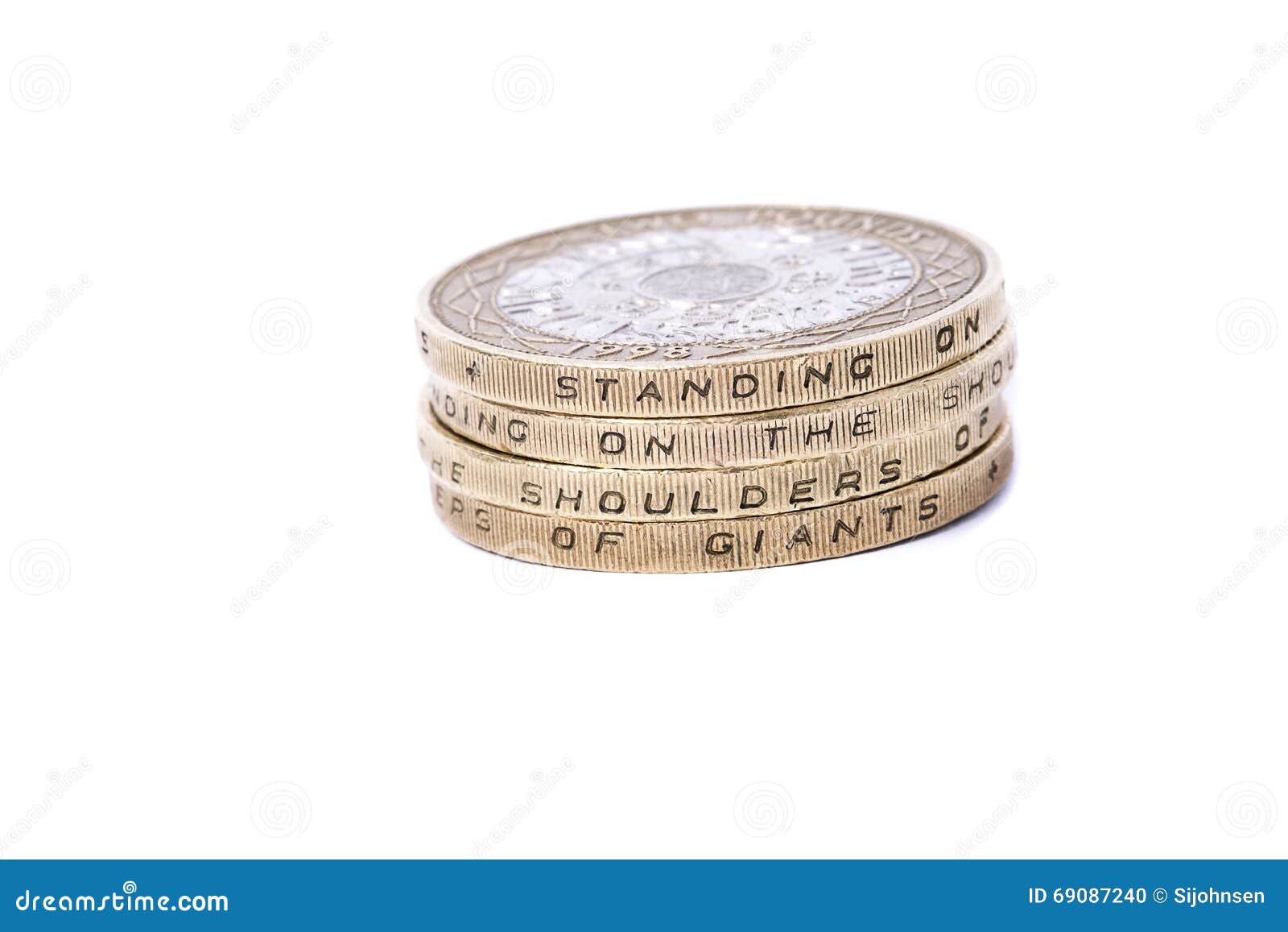 Stack of British 2 Pound Coins Editorial Image - Image of change ...